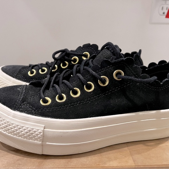 Converse | Shoes | Women Converse Chuck All Star Scallop Platform ...